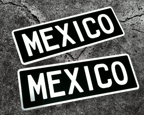 Custom/Personalised Show Car Number Plates - FLAT ACM – customcut