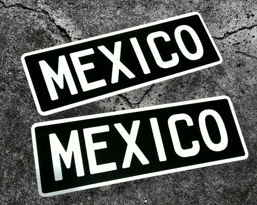 Custom/Personalised Show Car Number Plates - FLAT ACM – customcut